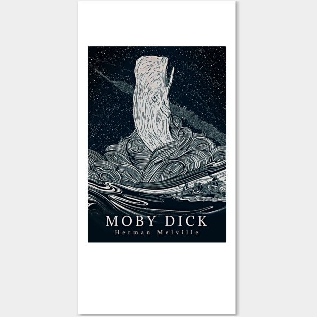 Moby Dick Book Cover by Herman Melville - Moby Dick - Posters and Art ...