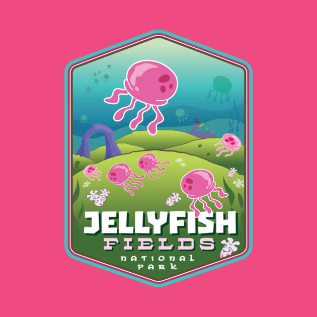 spongebob jellyfish fields socks