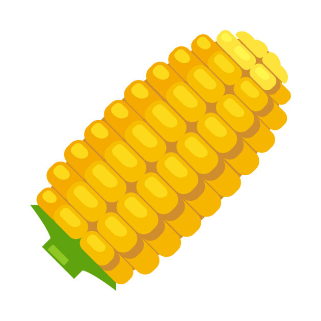 corn cartoon simple