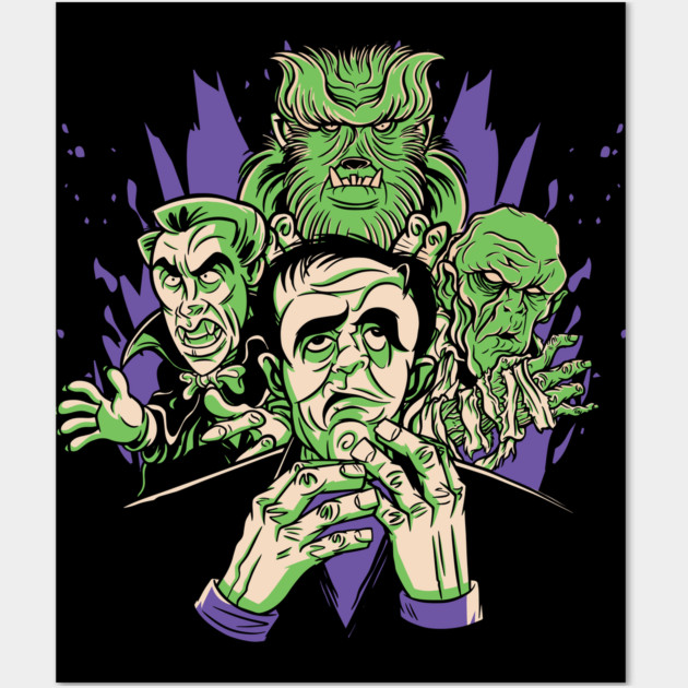 halloween monsters drawings