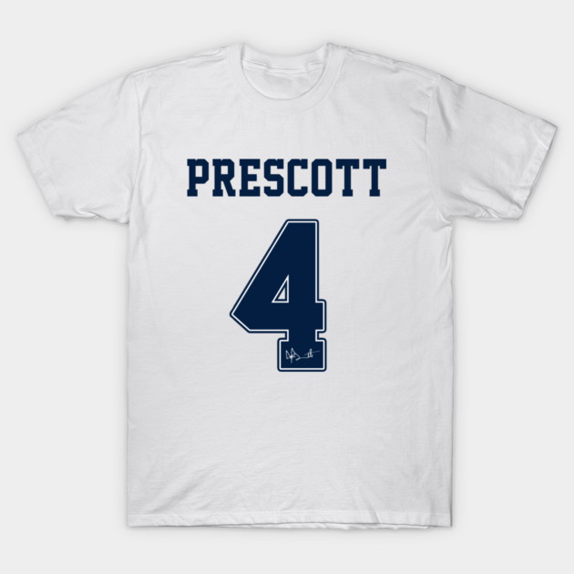 Dak Prescott - Team Jersey # 4 v2 - Dak Prescott - T-Shirt | TeePublic