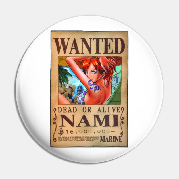 nami wanted poster theme