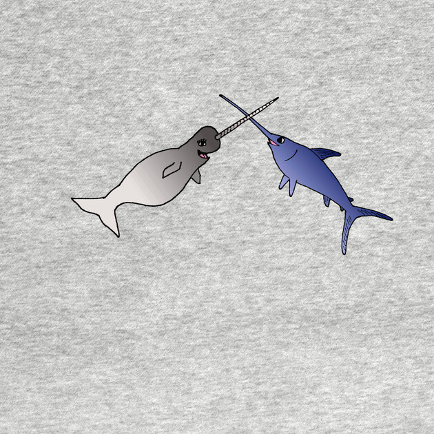 difference between narwhal and swordfish