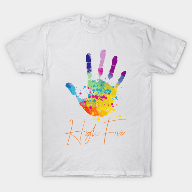 high five print