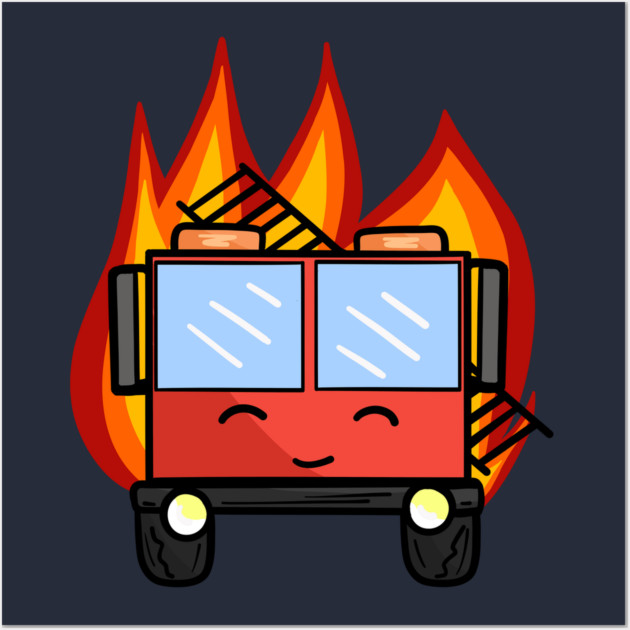 fire engine wall art