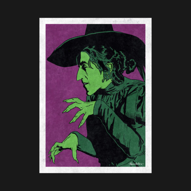 wicked witch hat drawing