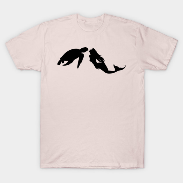 Mermaid and Sea Turtle - Mermaid And Sea Turtle - T-Shirt | TeePublic