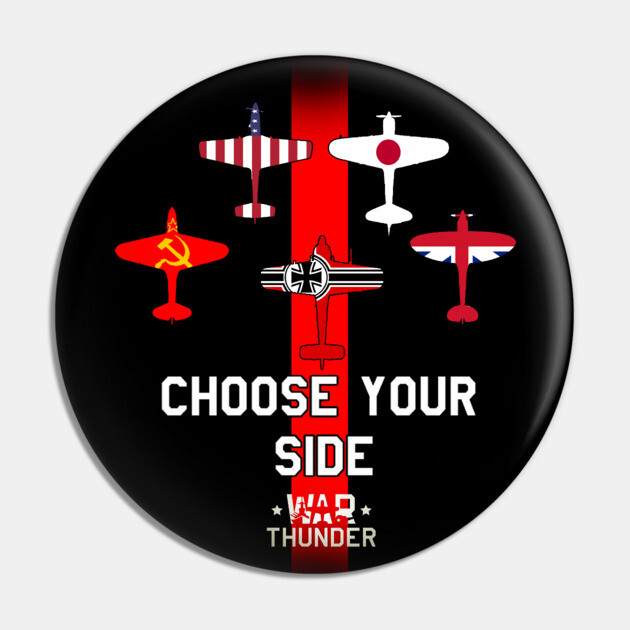 Nation Of Choice (War Thunder) - War Thunder - Pin | TeePublic