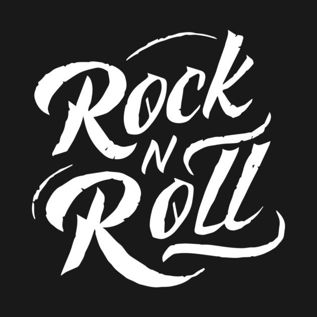 rock n roll logo - Rock N Roll - T-Shirt | TeePublic