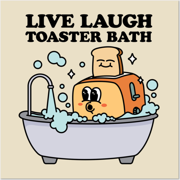 cartoon toaster bath