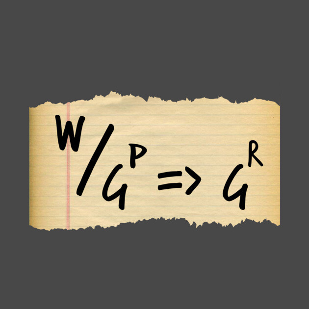 Equation: W/Gp=>Gr - Spider Man - T-Shirt | TeePublic
