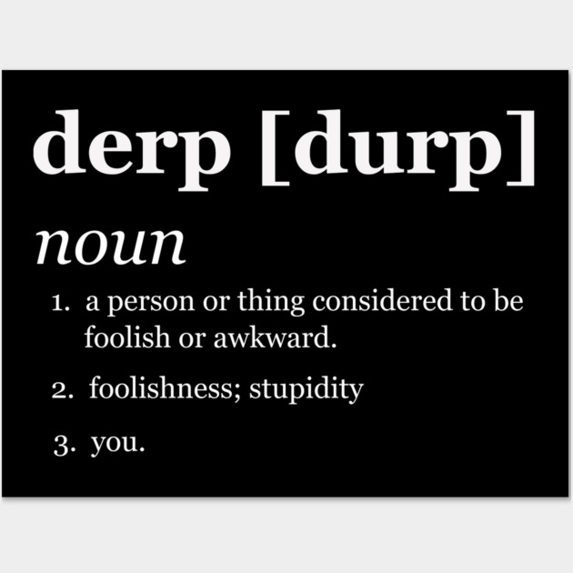derp face means