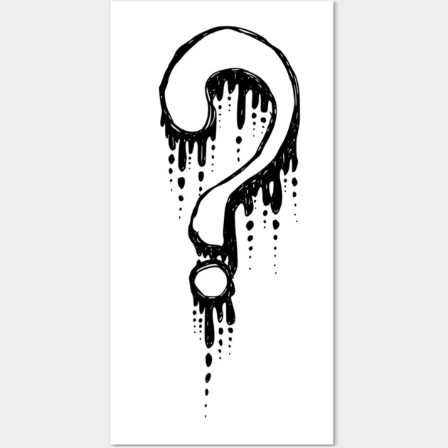 question mark abstract