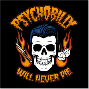 psychobilly skull