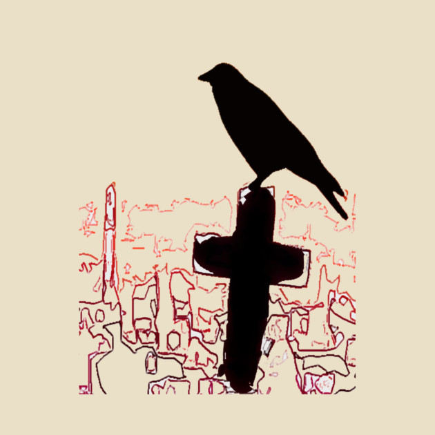 Crow and Cross - Crow - T-Shirt | TeePublic
