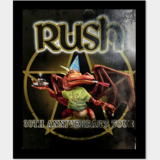 rush tour posters