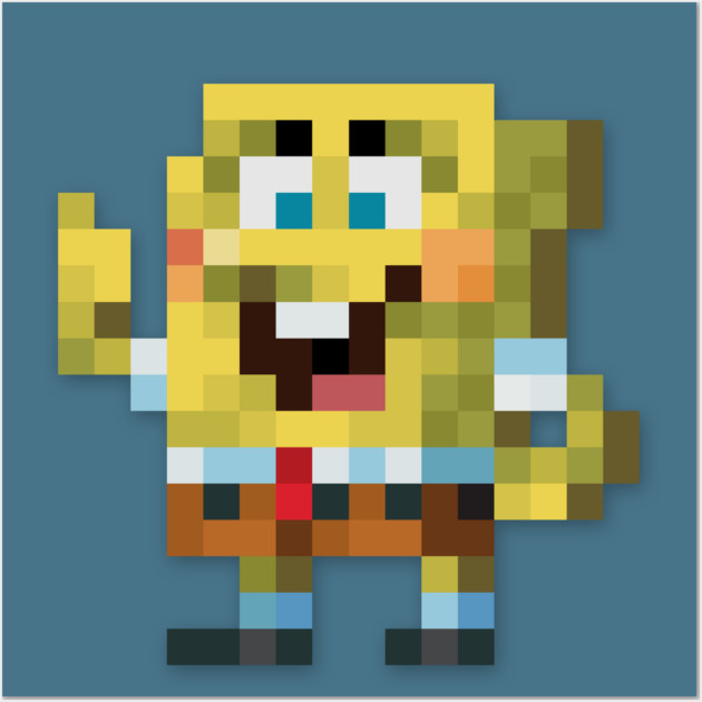 spongebob pixel art