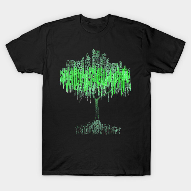 Binary Tree Coding Computer Programmer Coder Nerd - Computer Programmers - T-Shirt | TeePublic