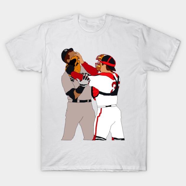 Jason Varitek Alex Rodriguez Brawl - Boston Red Sox - T-Shirt | TeePublic