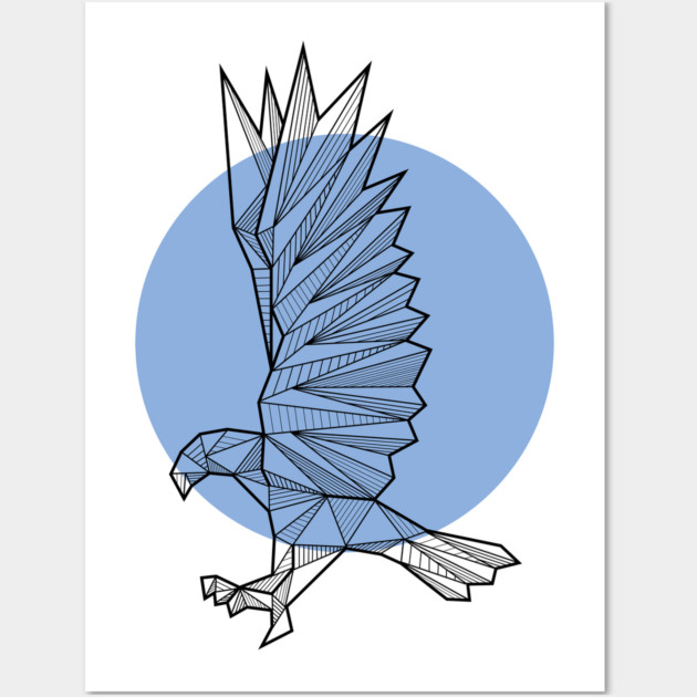 geometric eagle design