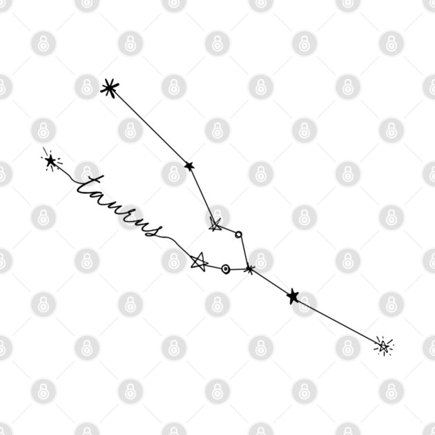 taurus constellation drawing