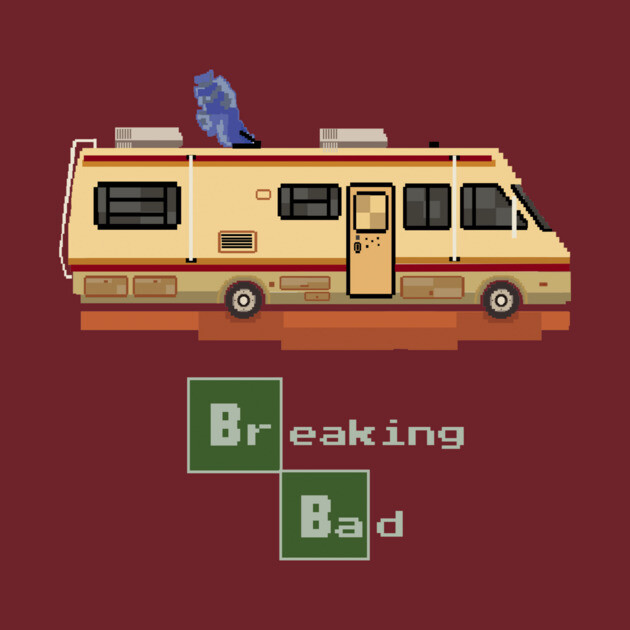Breaking Bad 8 bits - Breaking Bad - T-Shirt | TeePublic