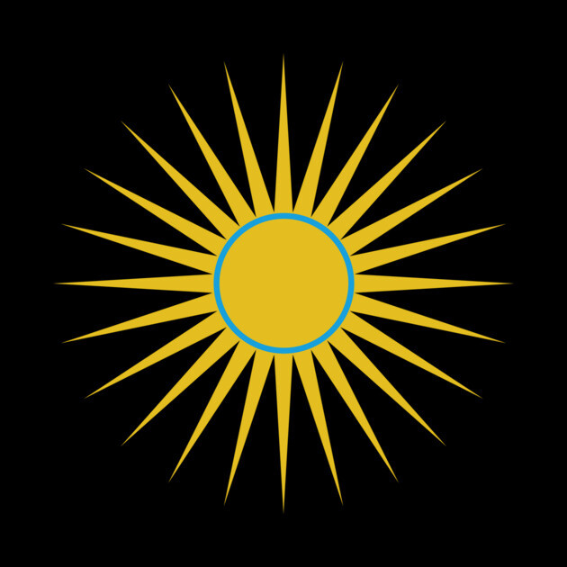 rwanda flag sun