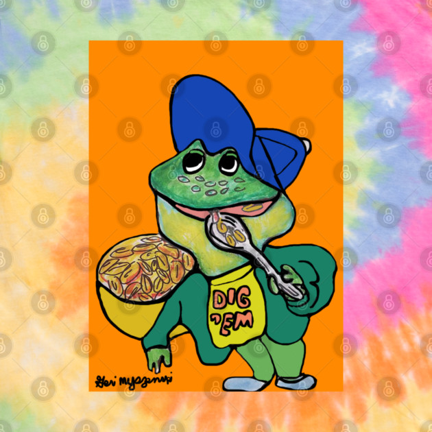 Honey Smacks Dig Em Frog Mascot - Breakfast - T-Shirt | TeePublic