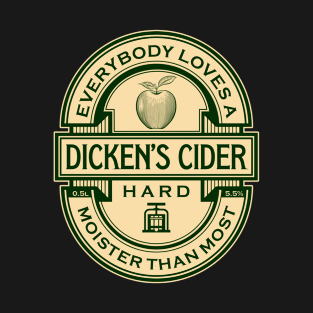 Dicken's Cider Label - Dickens Cider Label - T-Shirt | TeePublic