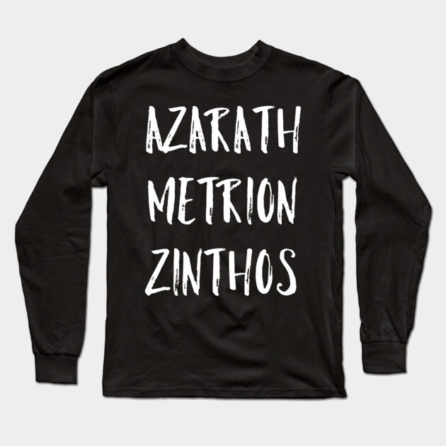 Azarath Metrion Zinthos - Teen Titans - Long Sleeve T-Shirt | TeePublic