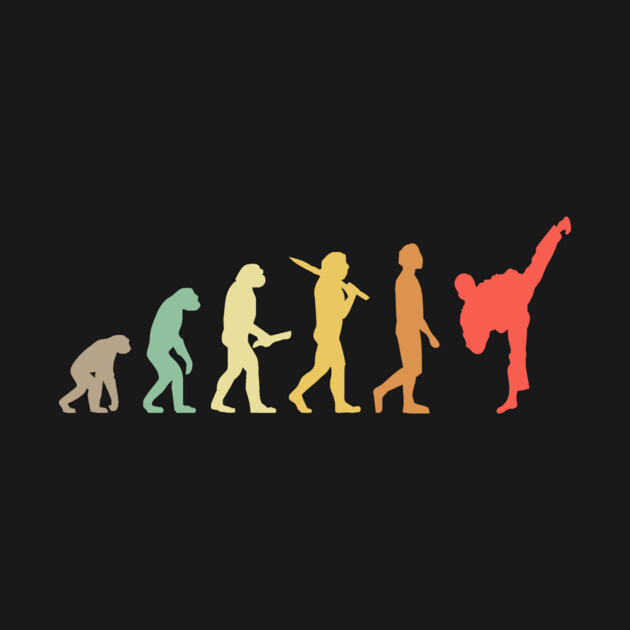 karate man evolution