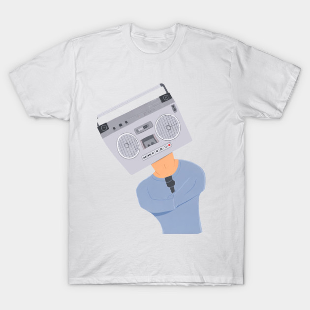 Boom Box Man - Rock Band Radiohead Boom Box - T-Shirt | TeePublic