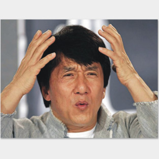 confused jackie chan