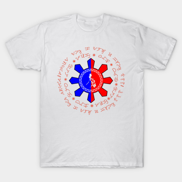 Philippine Sun & Map / Baybayin × Badlit script - Philippines Flag ...