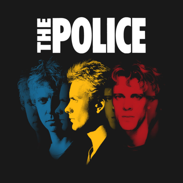 Retro The Police Band - The Police Band - T-Shirt | TeePublic