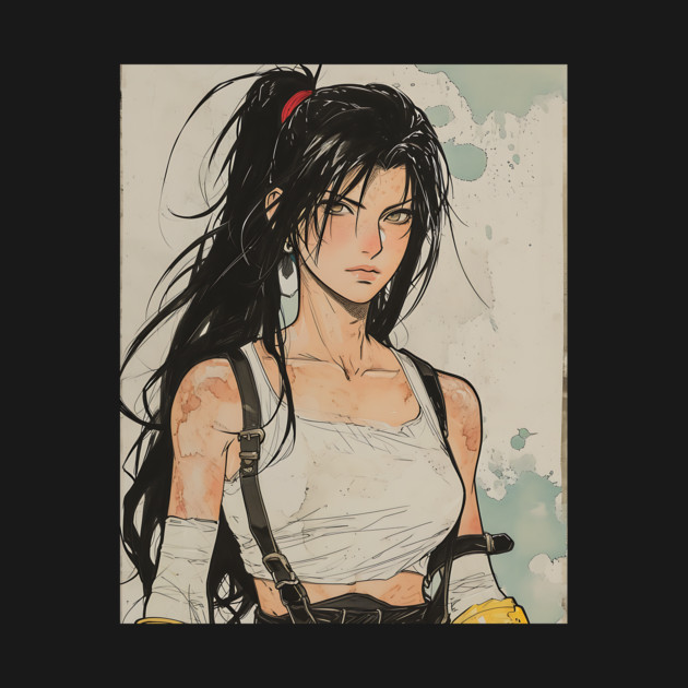 Final Fantasy VII Rebirth Tifa Lockhart Fanart - Tifa Lockhart - T ...