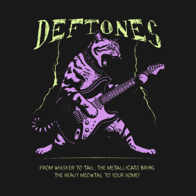 deftones cat - Deftones - T-Shirt | TeePublic