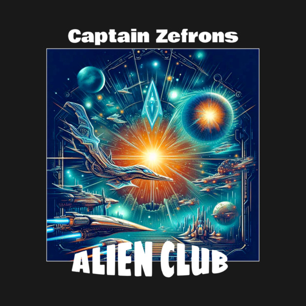 Alien Club Captain Zefron Series: Out of This World Tees! 👽🌌 - Alien ...