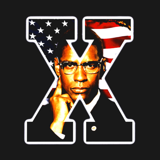 Malcolm X 1992 Denzel Washington - Malcolm X - T-Shirt | TeePublic