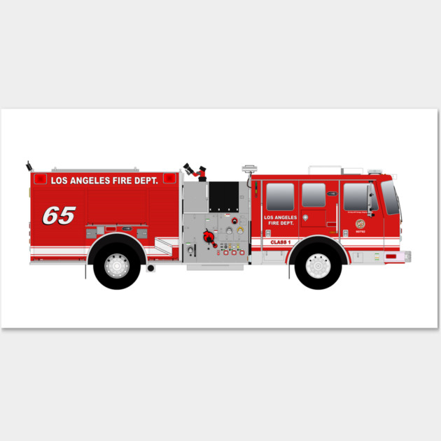 fire engine wall art