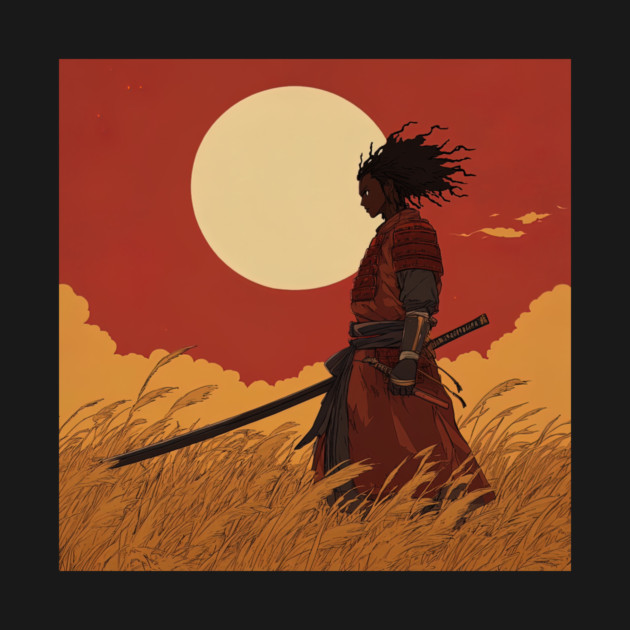 Yasuke, Samurai | Anime style - Yasuke Samurai - T-Shirt | TeePublic