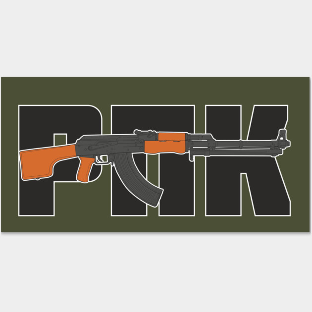 RPK Soviet Light Machine Gun - Kalashnikov - Posters and Art Prints ...