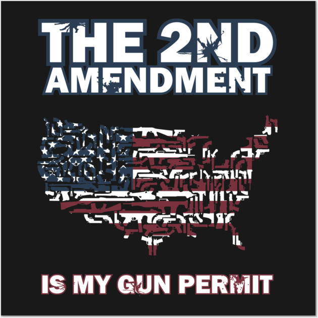 2nd amendment wall art