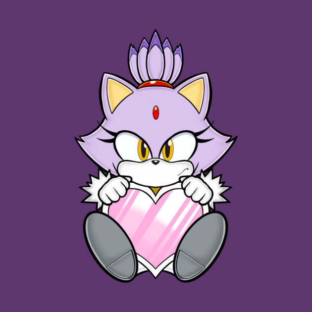 Chibi Blaze the cat - Blaze The Cat - T-Shirt | TeePublic