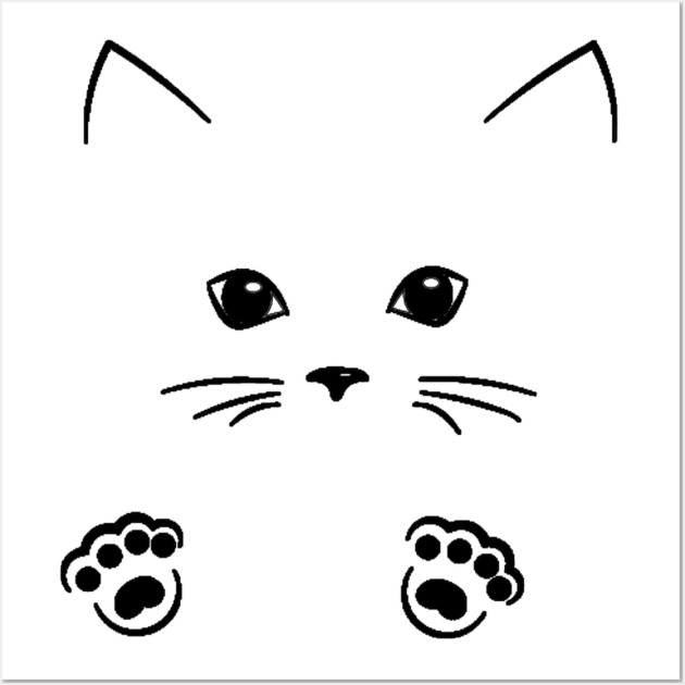 cat face outline