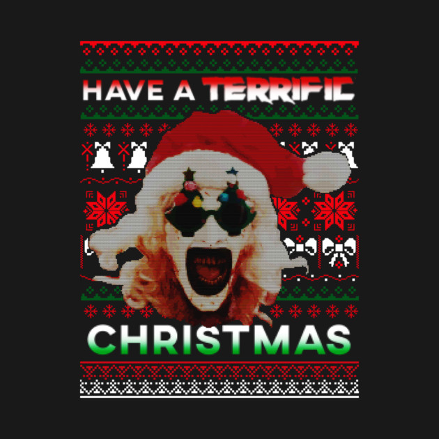 Terrifier Xmas Ugly Sweater - Ugly Christmas Sweater - T-Shirt | TeePublic