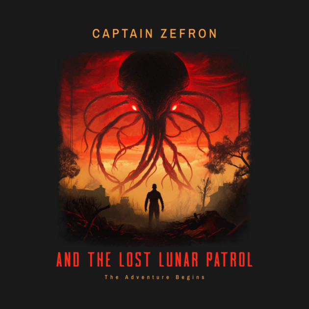 Captain Zefron & the Lost Lunar Patrol Series - Alien - T-Shirt | TeePublic