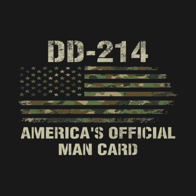 Dd214 Americas Official Man Card Funny Military - Dd214 Americas ...