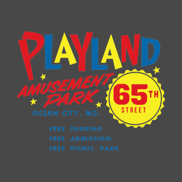Vintage Ocean City Playland Amusement Park OCMD - Maryland - T-Shirt ...