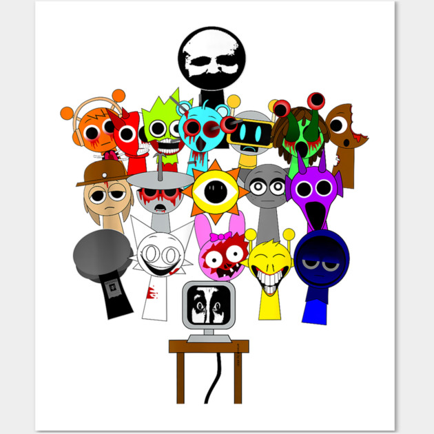 All Dandy's world Sprunki toys - Sprunki - Posters and Art Prints ...